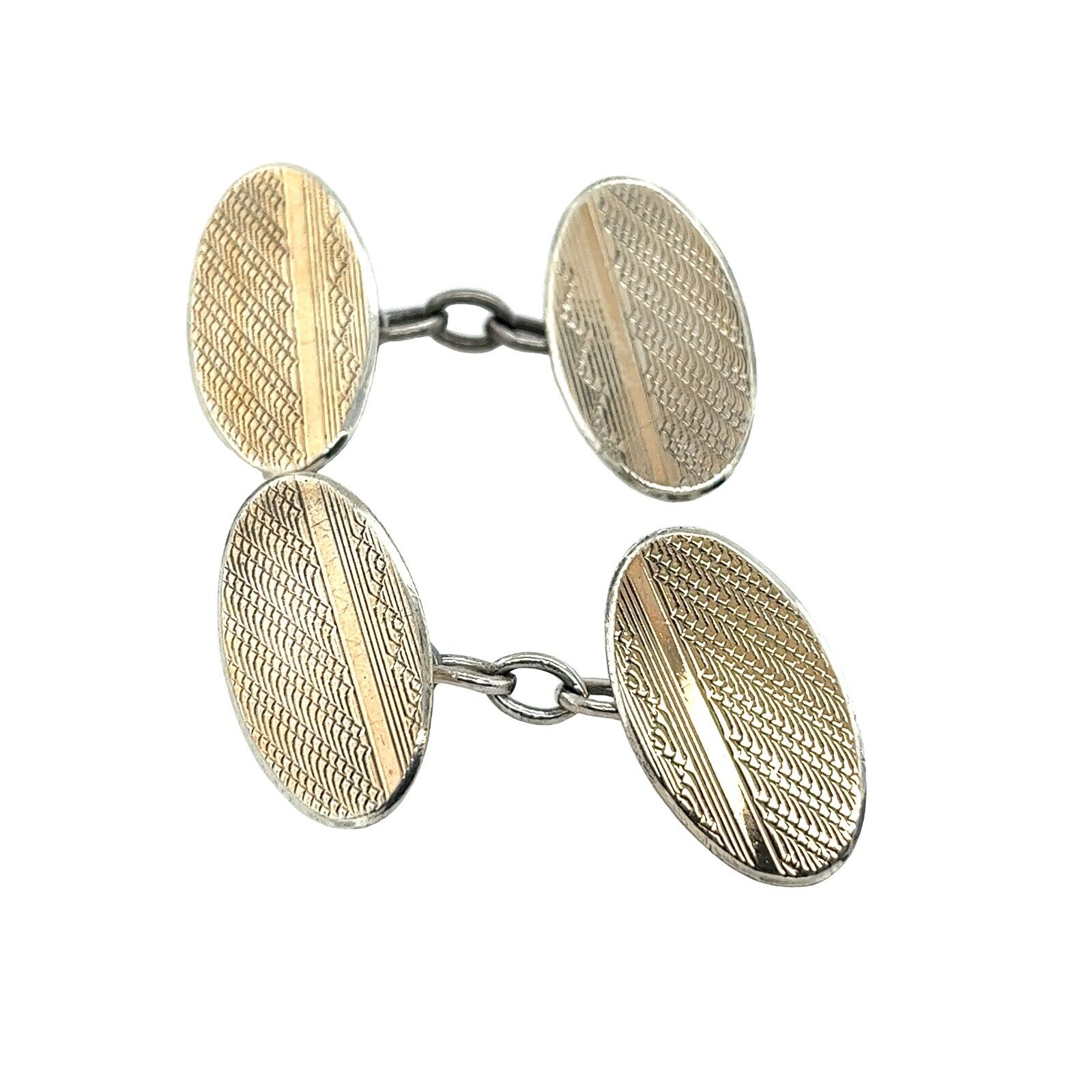 925 Silver Cufflinks, With Toggle Fittings - Jewellery Cave London