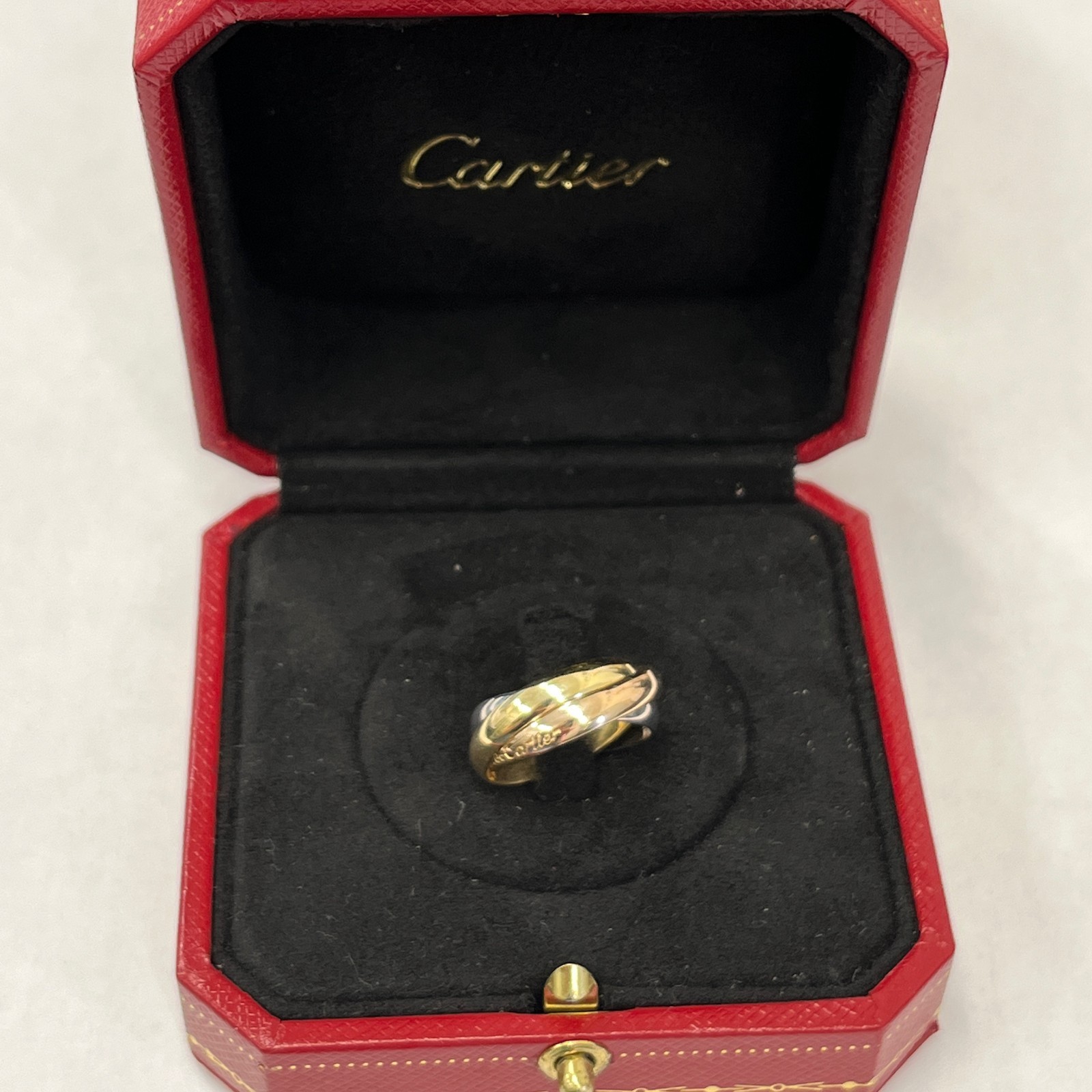 Cartier Trinity Rings in 18ct Yellow, White and Rose Gold - Jewellery ...